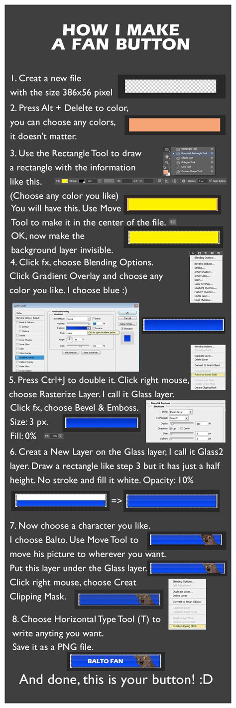 How I Make A Fan Button By Howie62 On Deviantart