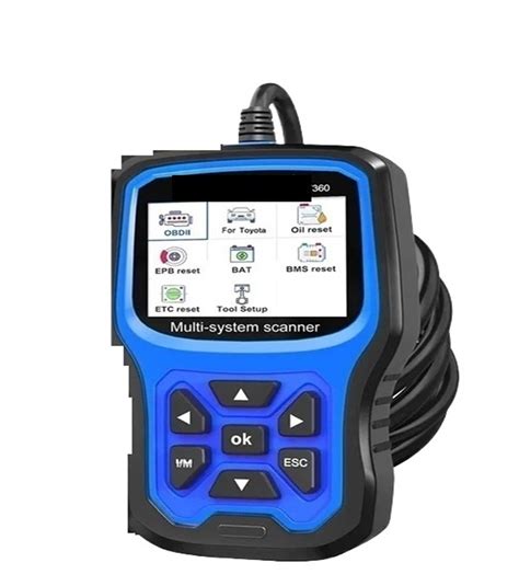 Obd2 Scanner All System Automotive Code Reader Abs Epb Srs Oil Bat