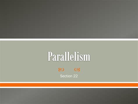PPT Parallelism PowerPoint Presentation Free Download ID