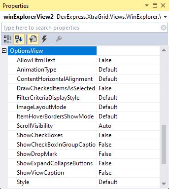 WinExplorer View WinForms Controls DevExpress Documentation