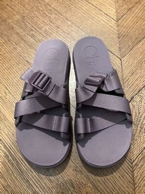 Chaco Womens Chillos Slide Sandals Purple Us Size 10 Jch108600