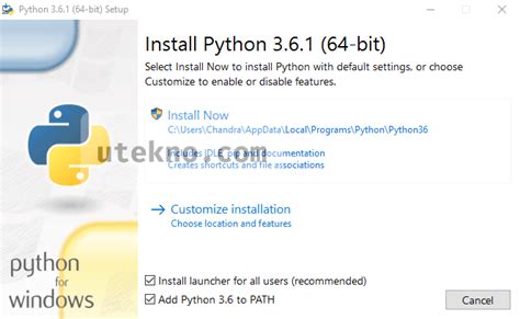 Cara Install Python Di Windows Utekno
