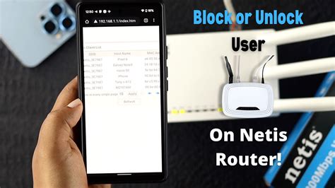 how to netis router block user [block and unblock] youtube