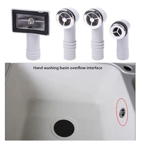 spot goods ️sink overflow head wash basin overflow round square