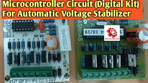Microcontroller Kitdigital Circuit For Automatic Voltage Stabilizer