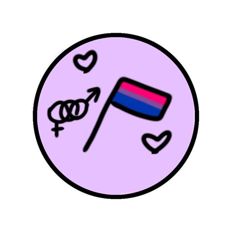 Some Bisexual Pfps I Drew For Pride Month 💗💜💙 Rbisexual