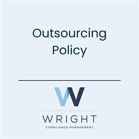 Outsourcing Policy
