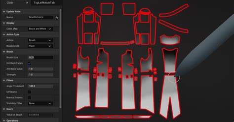 configure the clothing asset parameters in unreal editor for fortnite