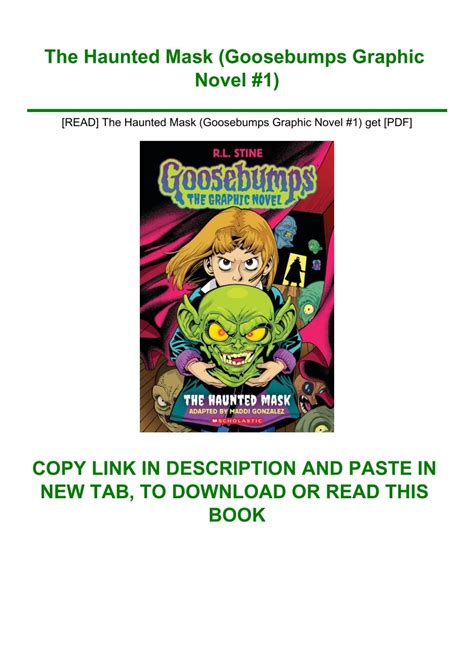 Read The Haunted Mask Goosebumps Graphic Novel 1 Get Pdf