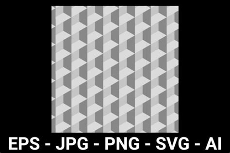 Simple Cube Pattern For Background Graphic By Davidstephanus · Creative