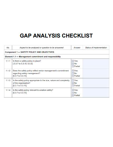 FREE 33 Analysis Checklist Samples In MS Word Google Docs Apple Pages PDF