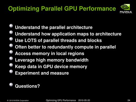Ppt Stanford Cs 193g Lecture 15 Optimizing Parallel Gpu Performance