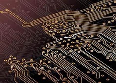 Circuit Board Orange Tech Background Free Vector Download Freeimages