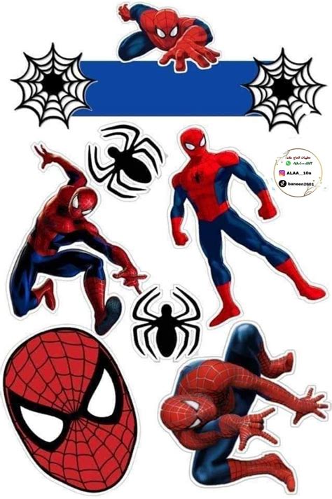 Spiderman Cake Topper Spiderman Birthday Cake Spiderman Party