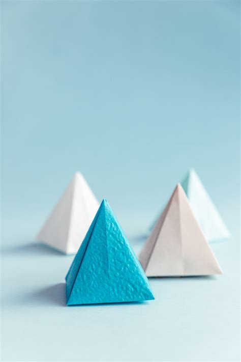 How To Fold An Origami Triangle Pyramid Origami Ok