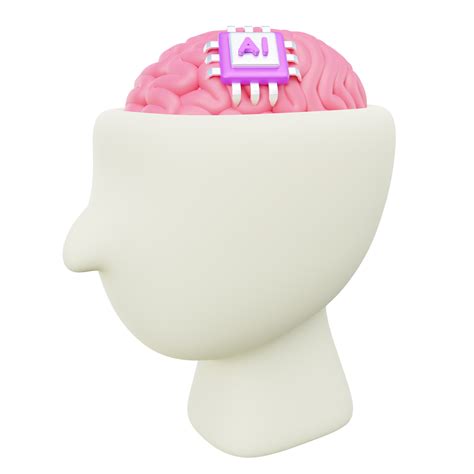3d Illustration Of Brain Chip 24831178 Png