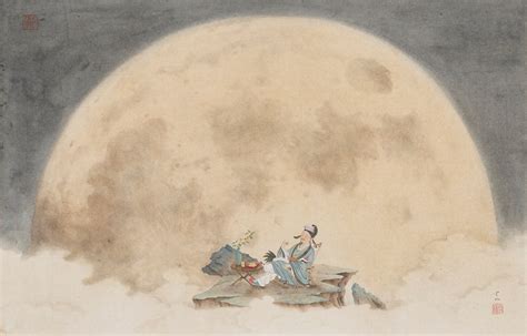 Mr Li Bai Invites The Moon · 《李⽩先森邀⽉图》 Highlight Art
