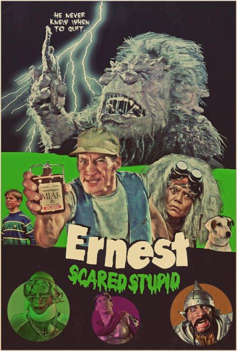 The Horrors Of Halloween Ernest Scared Stupid 1991 Fan Artwork Poster Collection