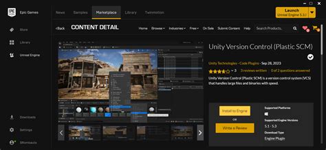 Unity Version Control Formerly Plastic Scm Plugin For Unreal Engine