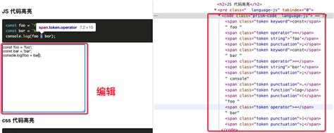 使用 prism js 对代码进行语法高亮