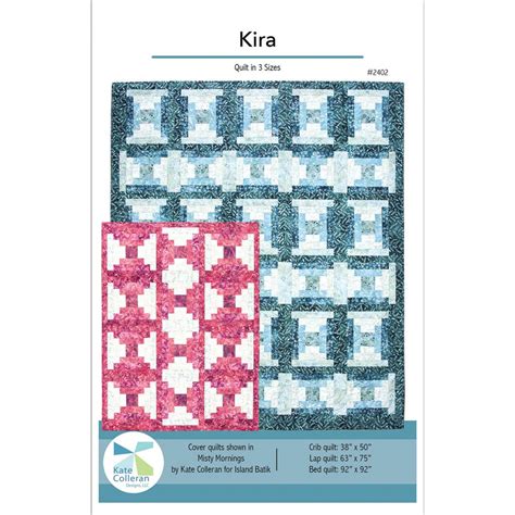 Kira Quilt Pattern Kate Colleran Designs Creekside Quilts