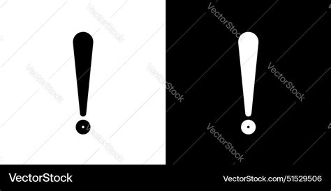 Exclamation Interface Icon Set Problem Warning Vector Image