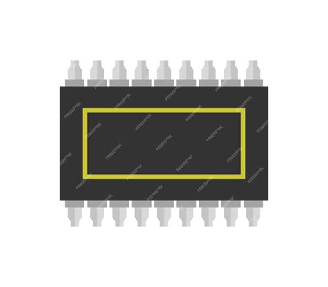 Premium Vector Microchip