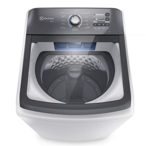 Máquina De Lavar Electrolux 18kg Branca Efficient Cesto Inox E Jet