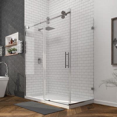 Shop Ove Decors Sydney 78 75 In H X 30 25 In W Clear Shower Glass