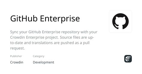 Github Enterprise Crowdin Enterprice Translate And Localize Your Content