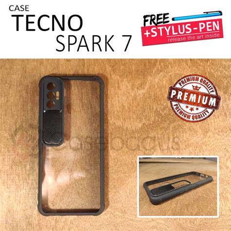 Jual Tecno Spark 7 Nfc Full Protection Armor With Camera Slider Case Shopee Indonesia