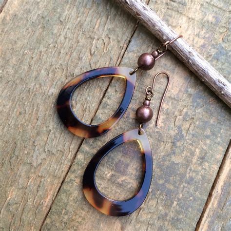 Tortoise Shell Jewelry Etsy