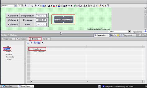 Export Data From Wincc Runtime Advanced Into Excel Using Vb Script
