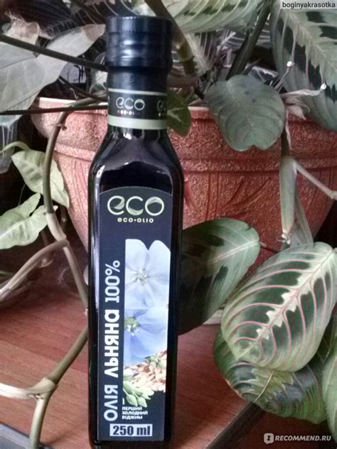 Масло "Eco-Olio" Льняное холодного отжима - «Люблю разные масла, вот ...
