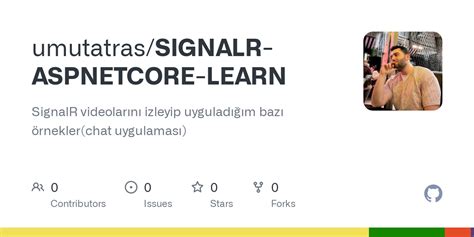 Github Umutatrassignalr Aspnetcore Learn Signalr Videolarını