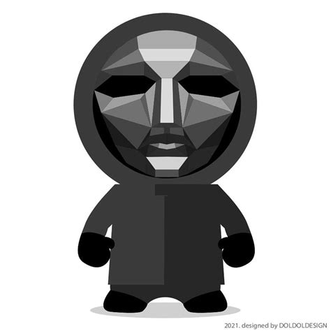 오징어게임 프론트맨 Squid Game Frontman Character Design 캐릭터 일러스트 오징어 공예
