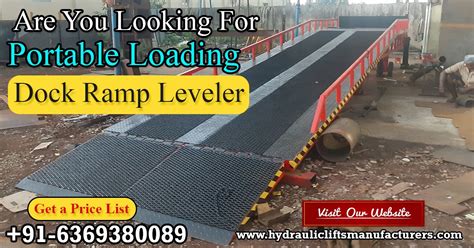 Movable Loading Dock Ramp Chennai Bangalore Trichy Coimbatore Tada