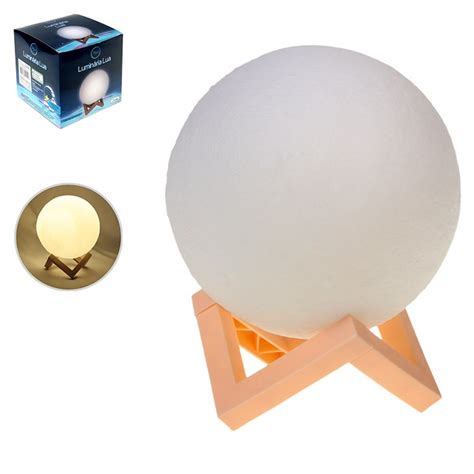 luminaria lua c base a bateria 11cm brinquedos nacionais e importados