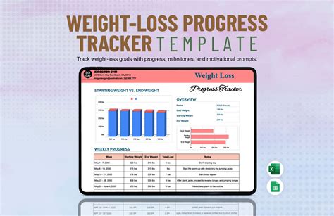 Free Weight Loss Chart Templates Editable And Printable