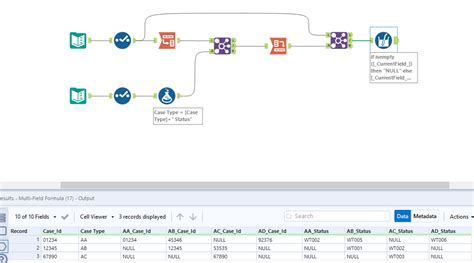solved comparing records in multiple rows alteryx community