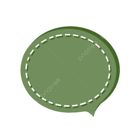 Gambar Dialog Yang Digambar Tangan Bulat Bingkai Kotak Dialog Dekorasi Png Transparan Dan