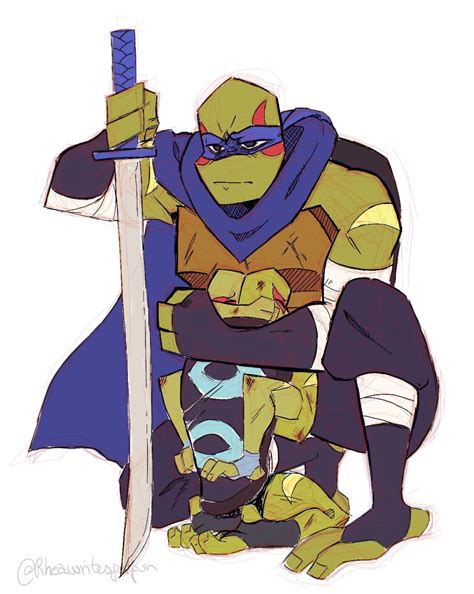 Future Leo Tmnt Rottmnt Human Characters Rottmnt Human Leo Fanart