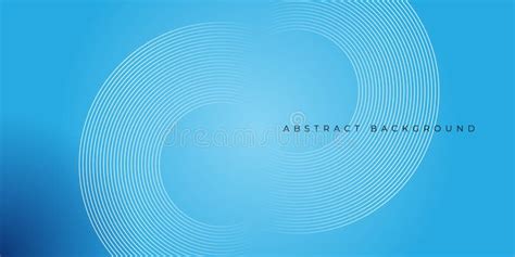 Gradient Abstract Background With Circular Line Shape Patterns Vector Illustration Stock Vector