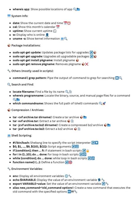Linux And Git Cheat Sheet PDF
