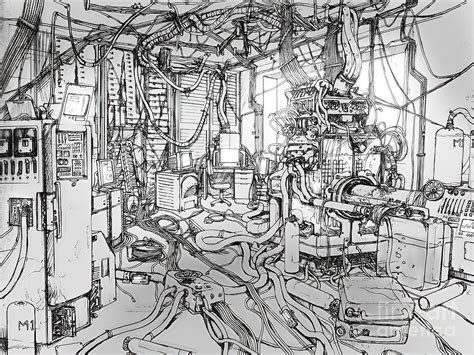 Serial Experiments Lain Bedroom Painting By Gary Hall Pixels