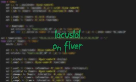 Make You A Minecraft Skript By Locuslol Fiverr