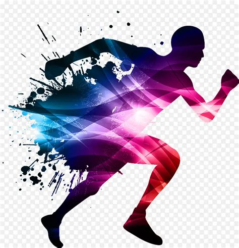 炫彩运动的人物矢量素材png图片素材下载图片编号qzgeenoy 免抠素材网