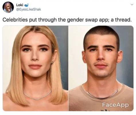 Celebrities Gender Swap App 24 Pics
