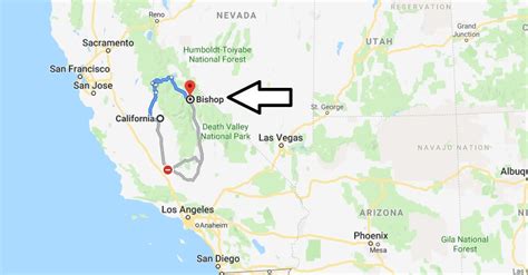 Bishop California Map