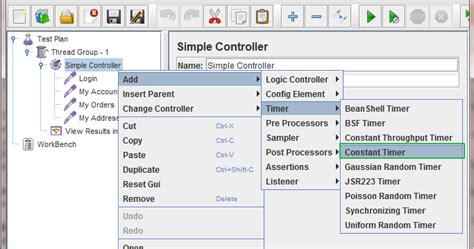 JMeter Constant Timer Usage Parallel To Request